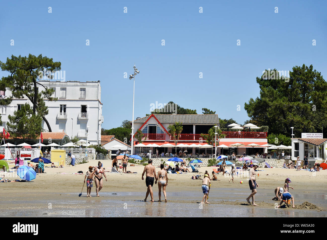 Saint-Palais sur Mer - Charentes Maritimes - France Stock Photo - Alamy