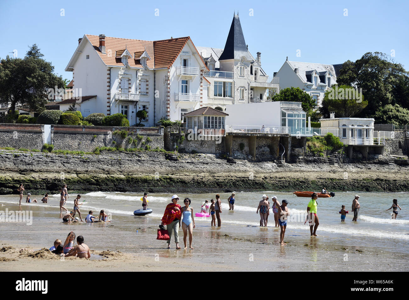 Saint-Palais sur Mer - Charentes Maritimes - France Stock Photo - Alamy