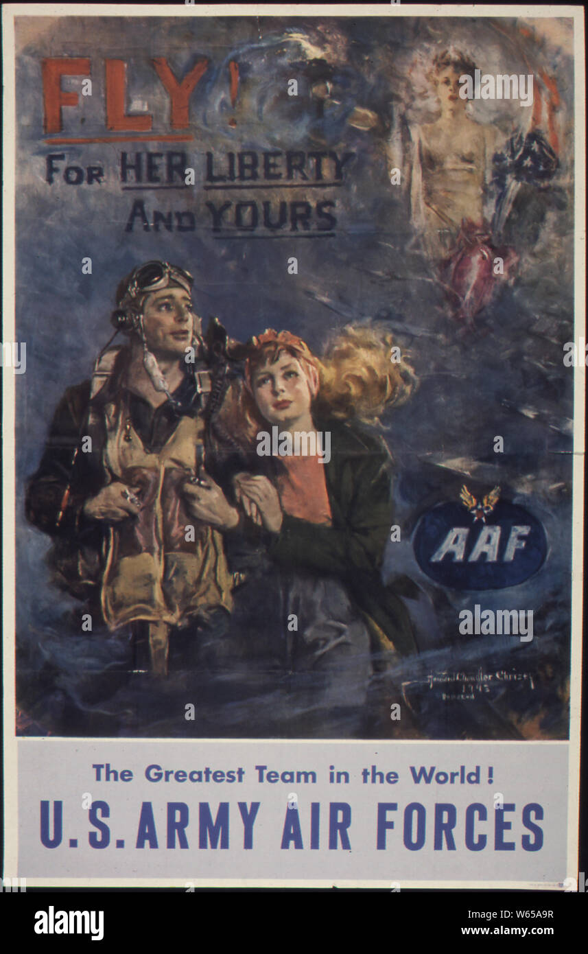 Military propaganda poster air hi-res stock photography and images - Alamy
