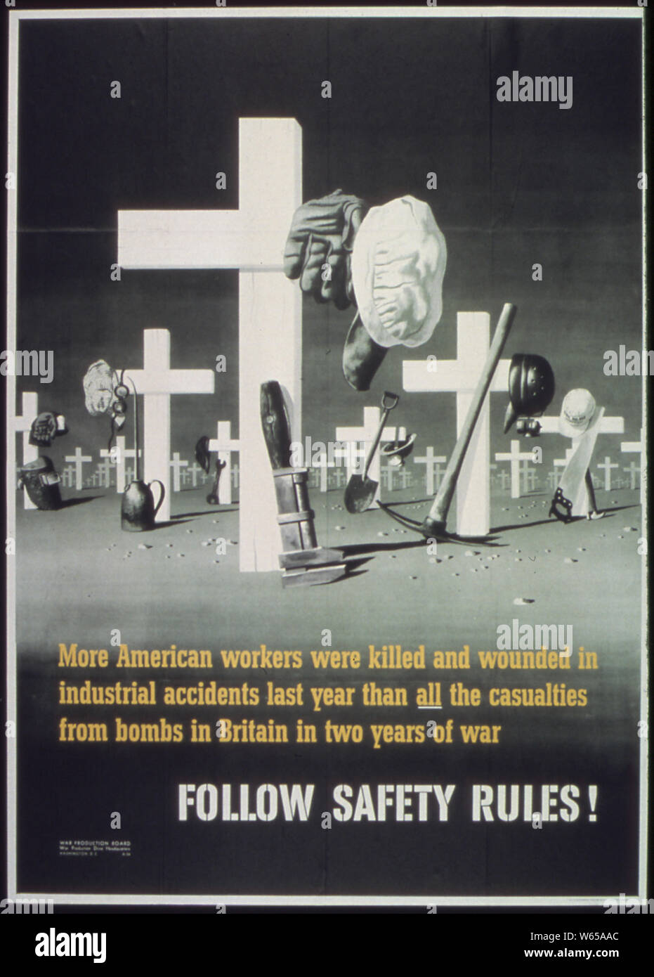 Follow Safety Rules Stock Photo - Alamy