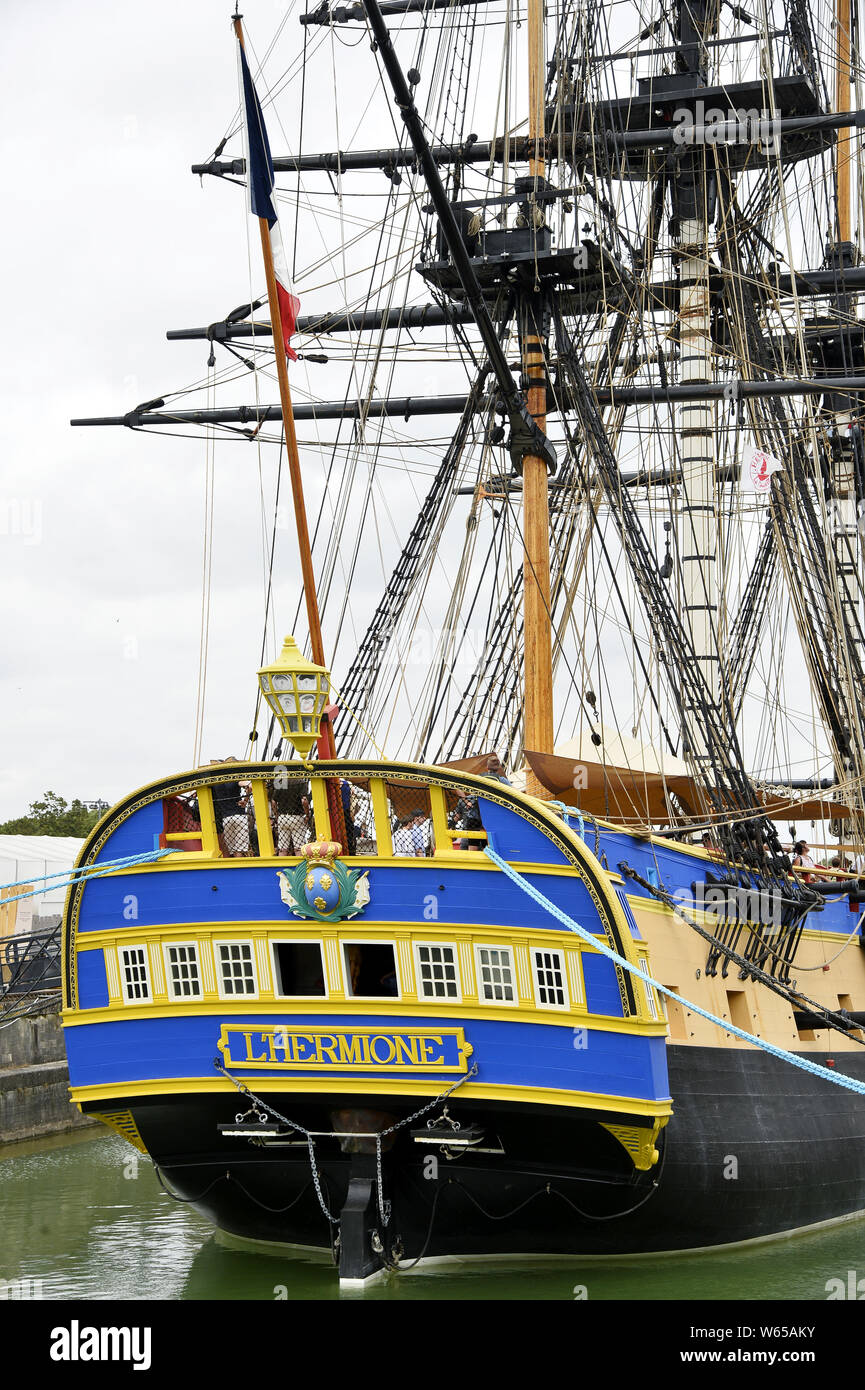 L'Hermione - Rochefort - Nouvelle Aquitaine - France Stock Photo - Alamy