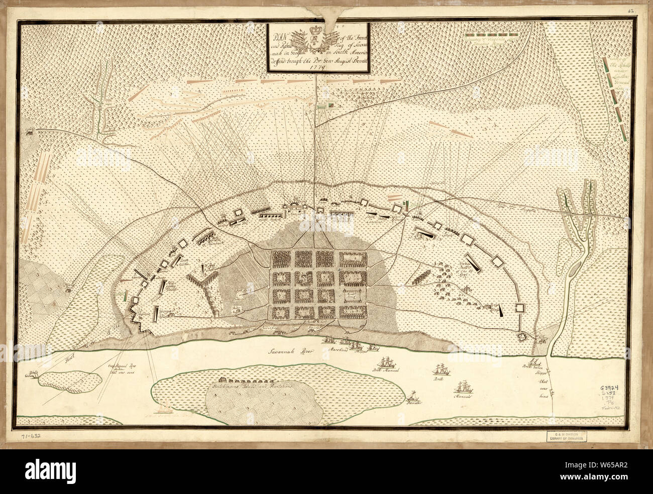 American Revolutionary War Era Maps 1750-1786 781 Plan of the French ...