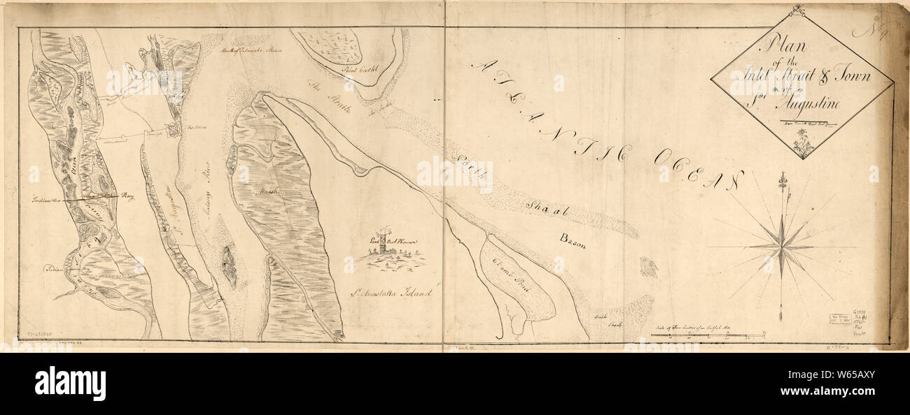 American Revolutionary War Era Maps 1750-1786 785 Plan of the inlet ...