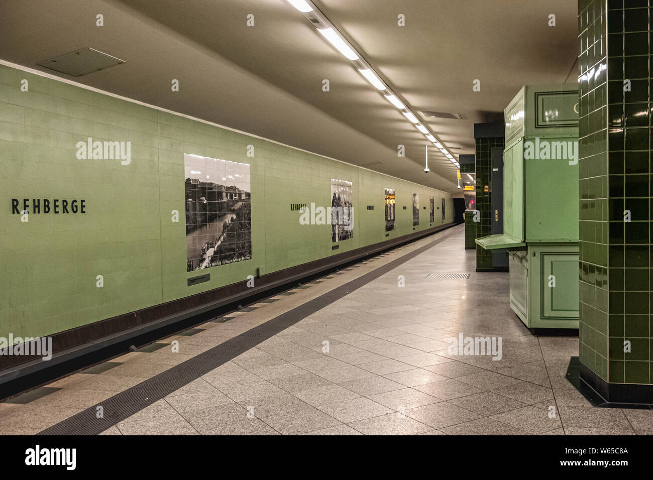 Rehberge underground station hi-res stock photography and images - Alamy