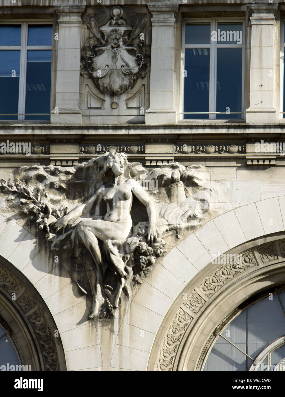 Reliefs, symbols, statues, architectural decorations of ancient ...