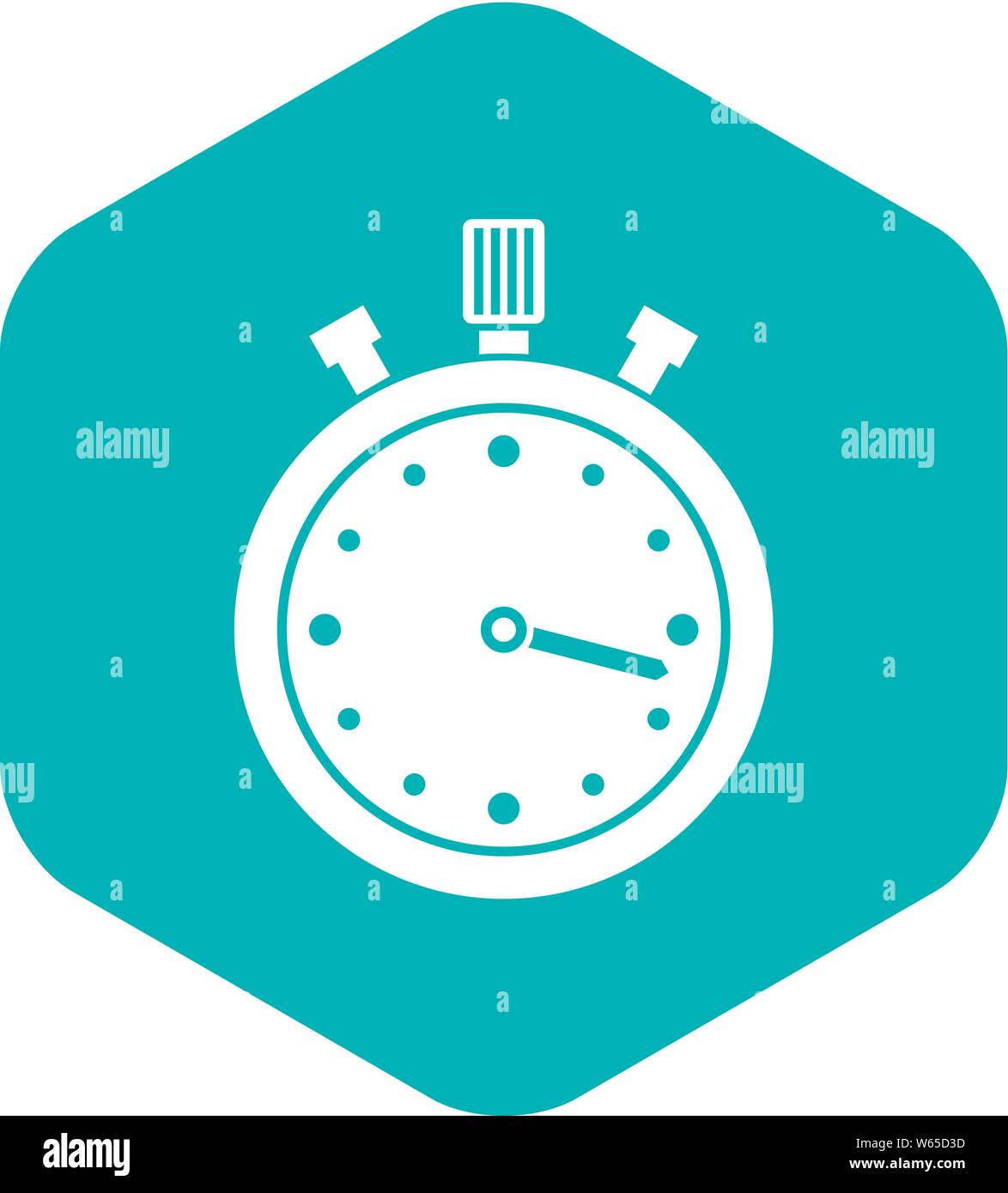 Stopwatch icon, simple style Stock Vector Image & Art - Alamy