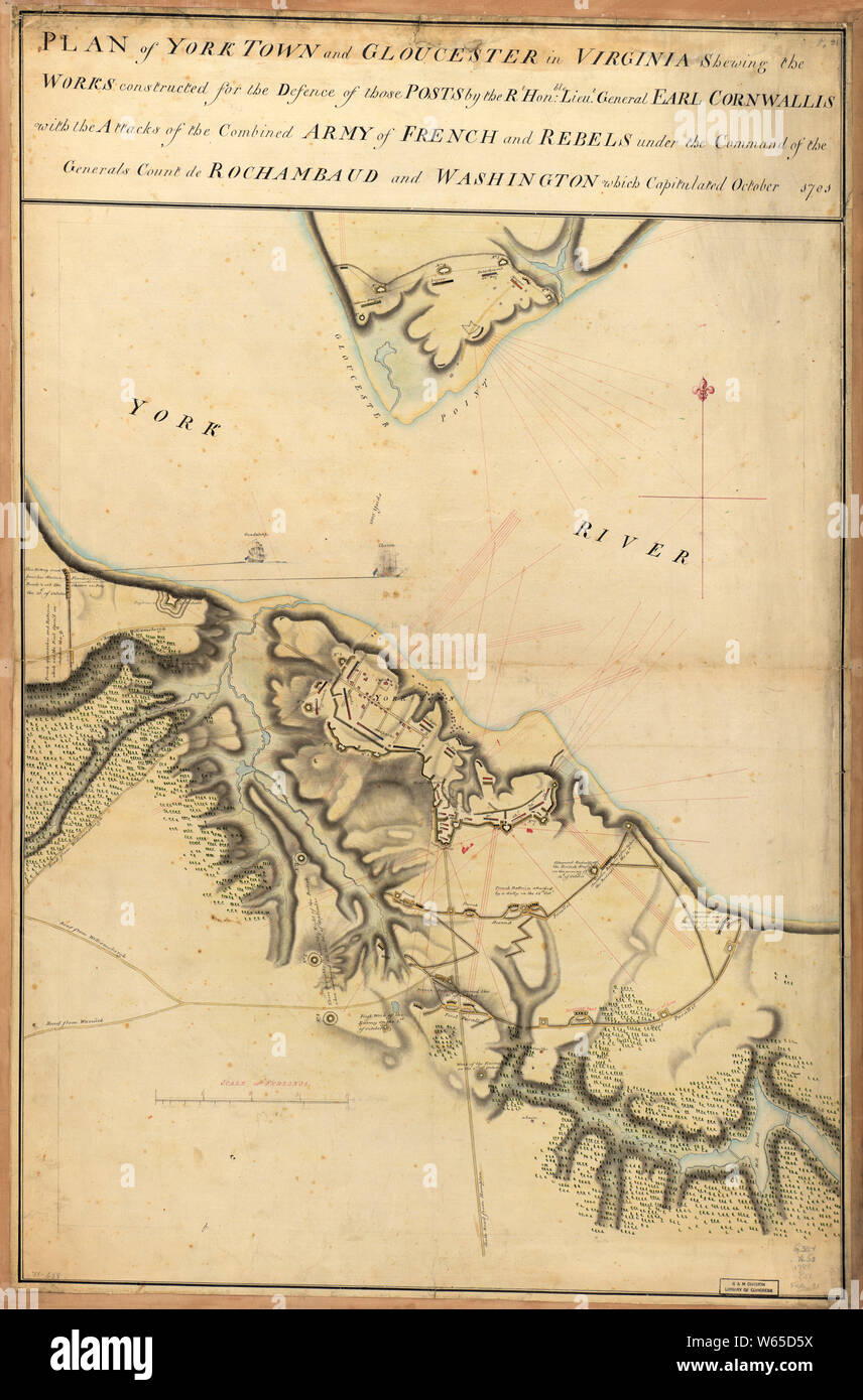 Map of virginia 1750 hi-res stock photography and images - Alamy