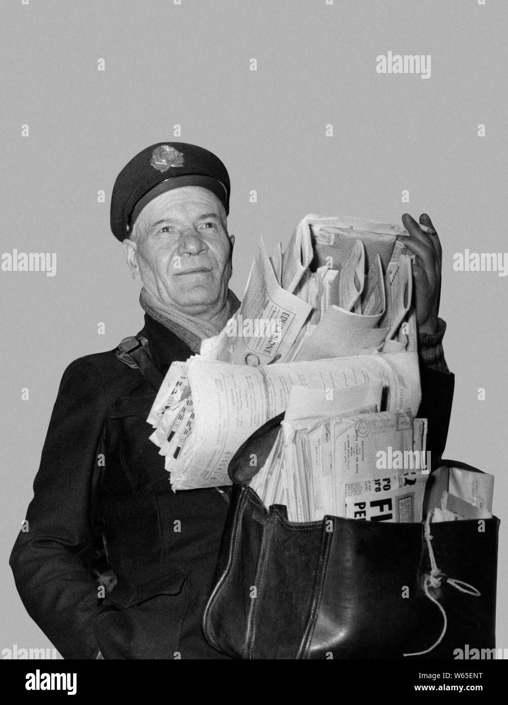 Uniform postman Black and White Stock Photos & Images - Alamy