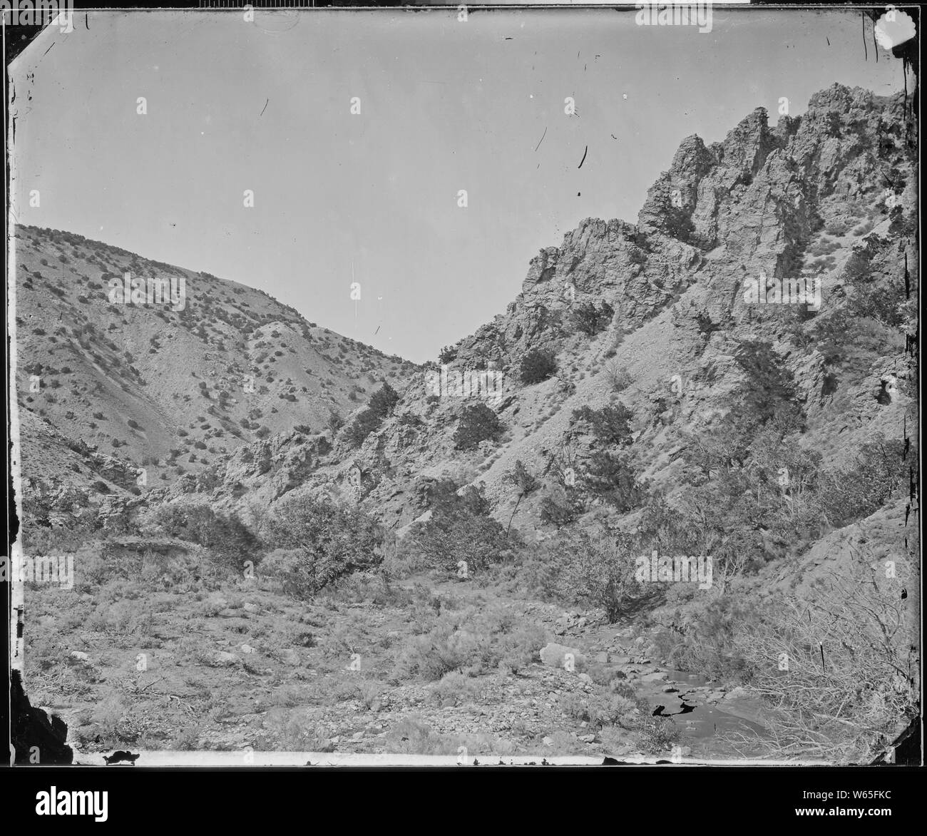 Garnet Canyon. Uintas Mountains, Northeastern Utah Stock Photo - Alamy