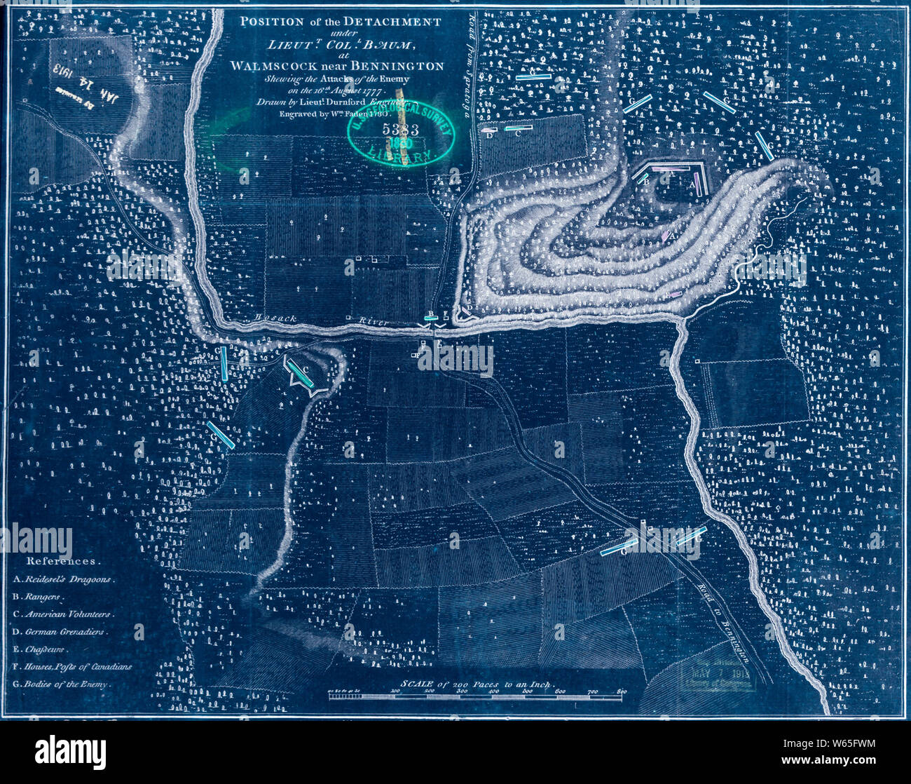 American Revolutionary War Era Maps 1750-1786 840 Position of the ...