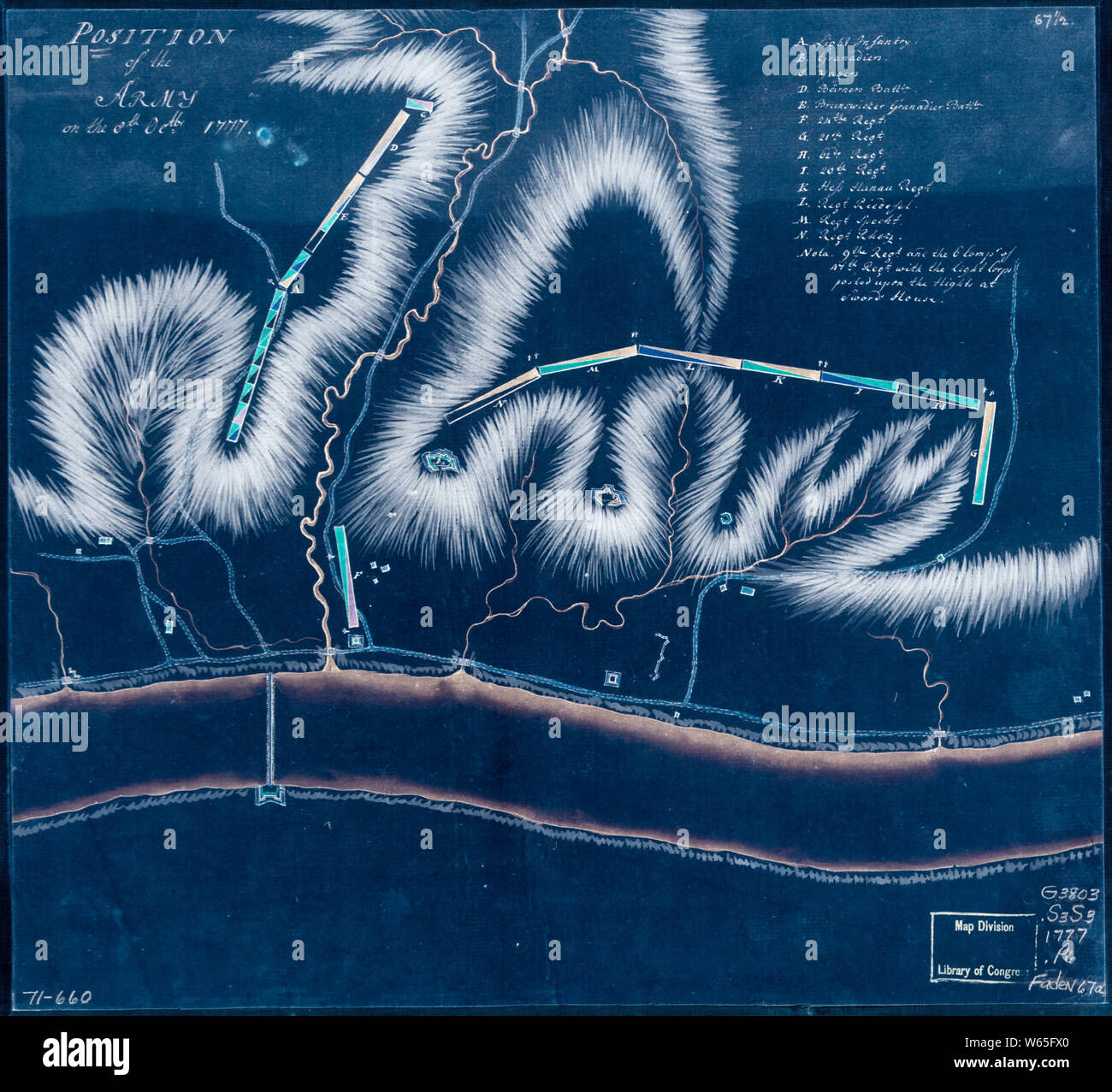 8th army map hi-res stock photography and images - Alamy