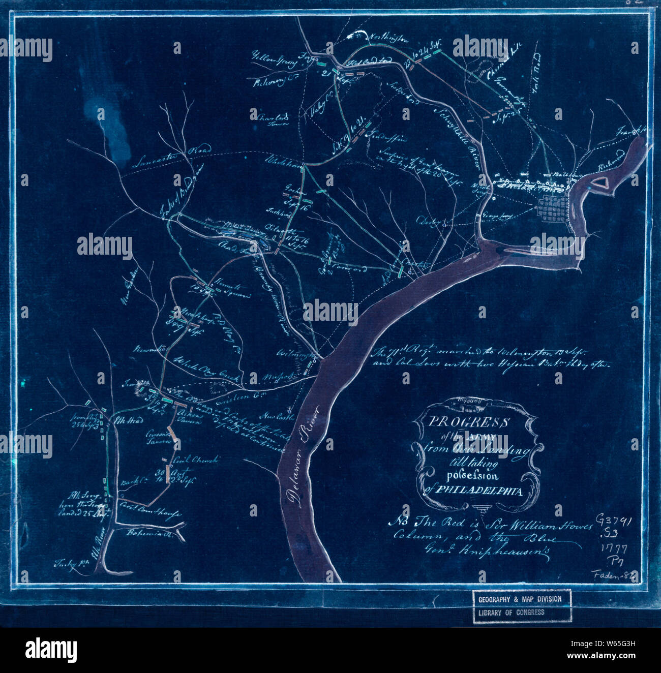 American Revolutionary War Era Maps 1750-1786 842 Progress of the army ...