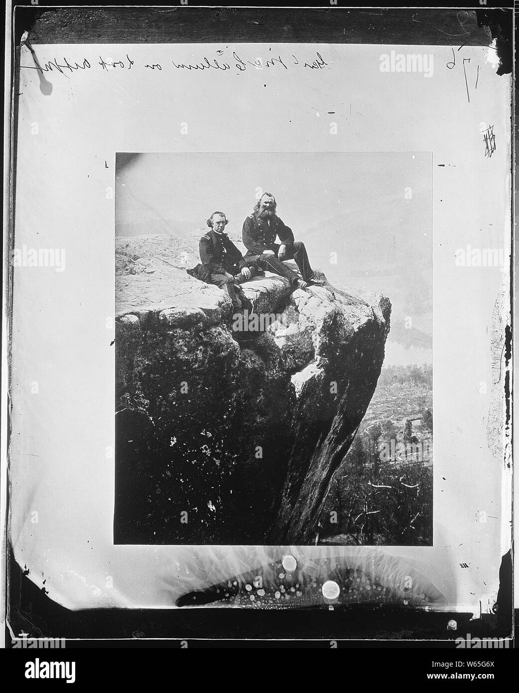 Gen. Daniel C. McCallum and Capt. Hurlbert on Lookout Mountain Stock ...