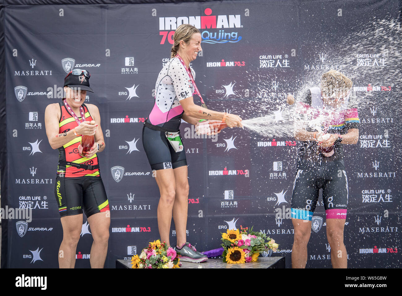 (From left) First runner-up Kate Bevilaqua of Australia, winner Kelsey ...