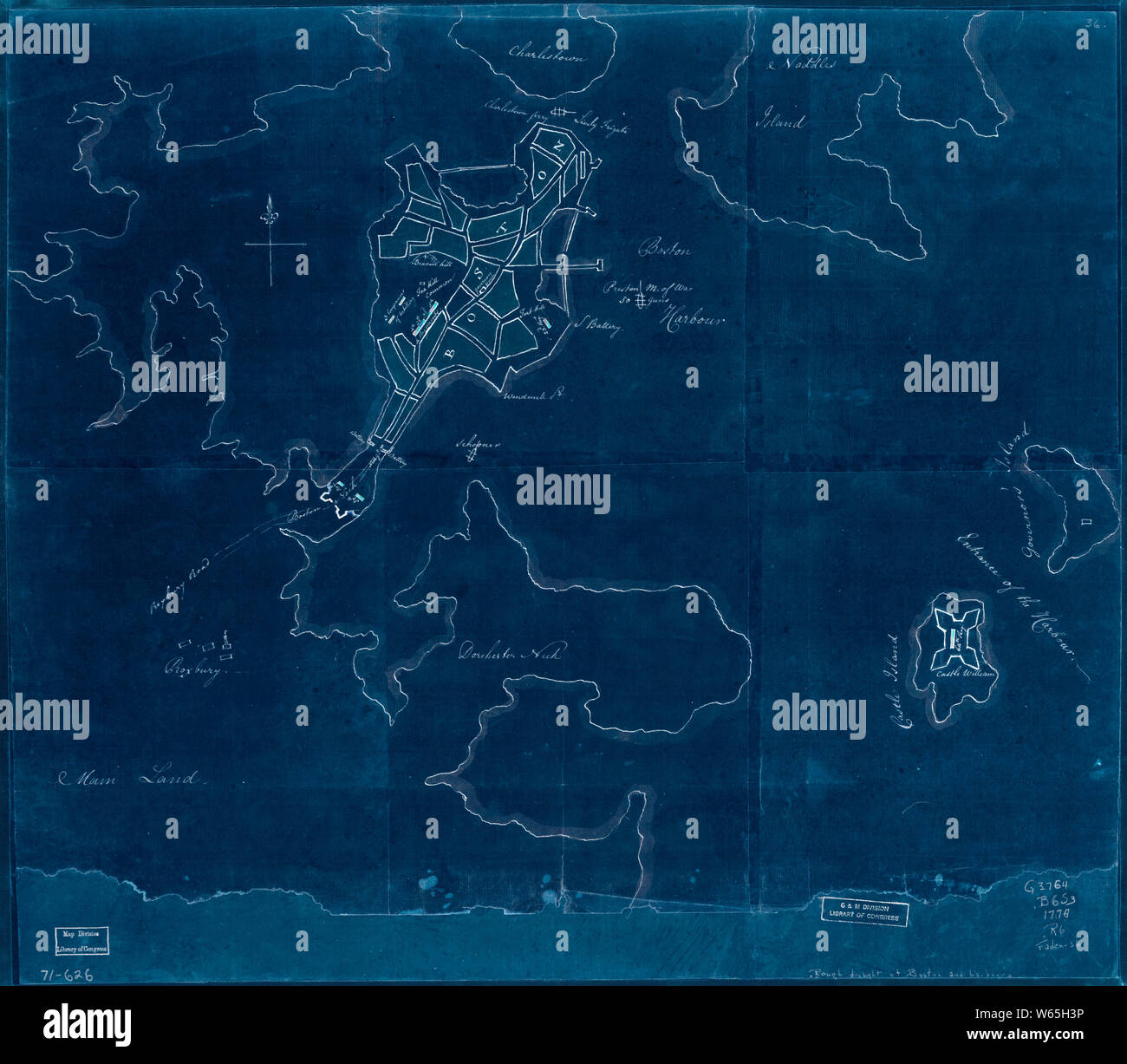 American Revolutionary War Era Maps 1750-1786 856 Rough draught of ...