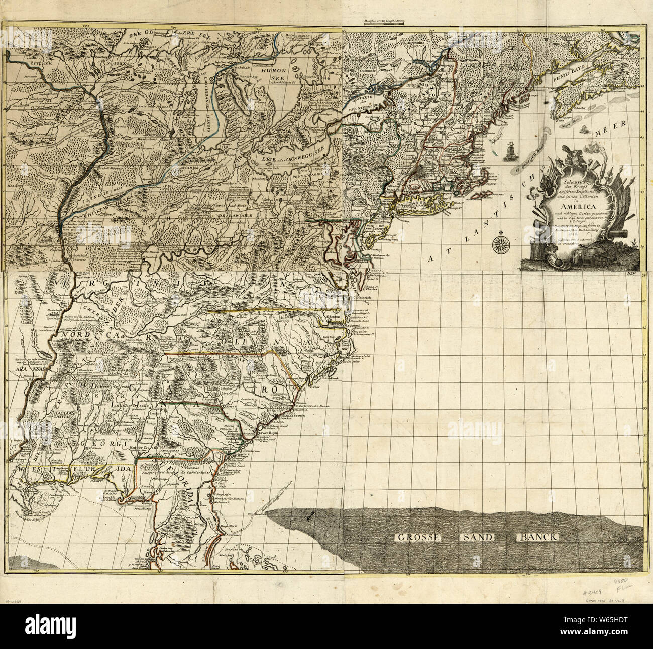 American Revolutionary War Era Maps 1750-1786 861 Schauplatz des Kriegs ...