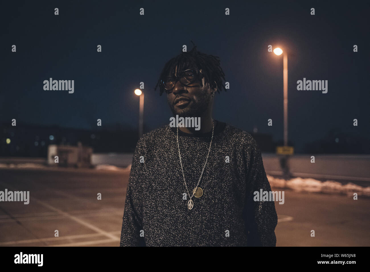 portrait of young black man standing outdoor – self confidence, youth ...