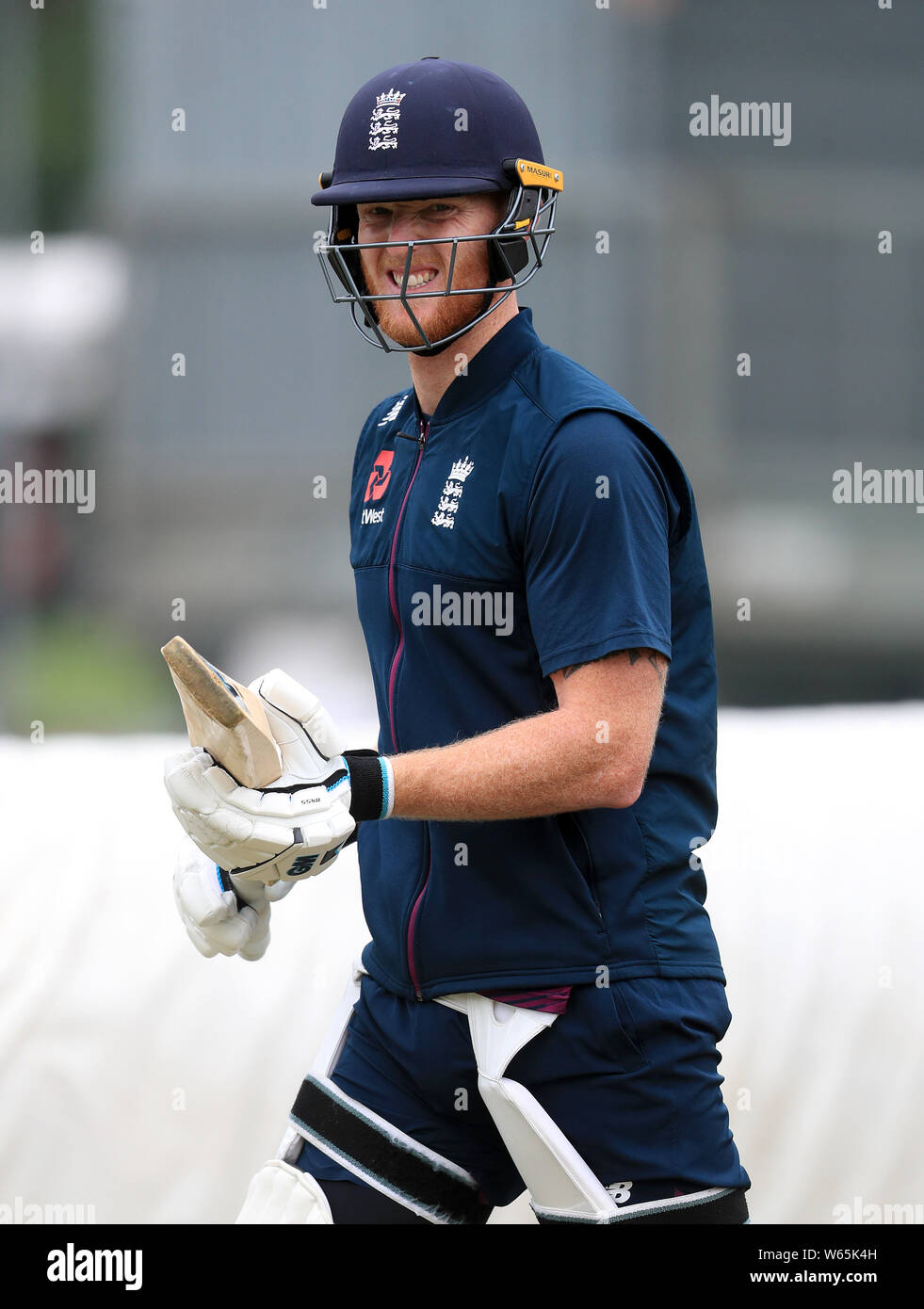 England's Ben Stokes during the nets session at Edgbaston, Birmingham ...