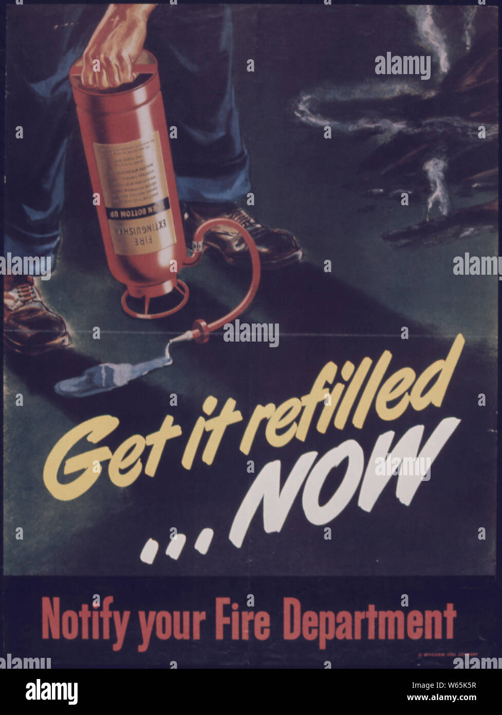 Get it Refilled Now Stock Photo - Alamy