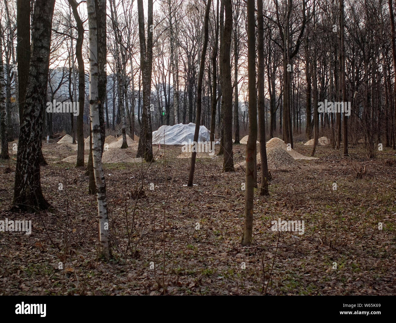 Moscow suburb houses hi-res stock photography and images - Alamy