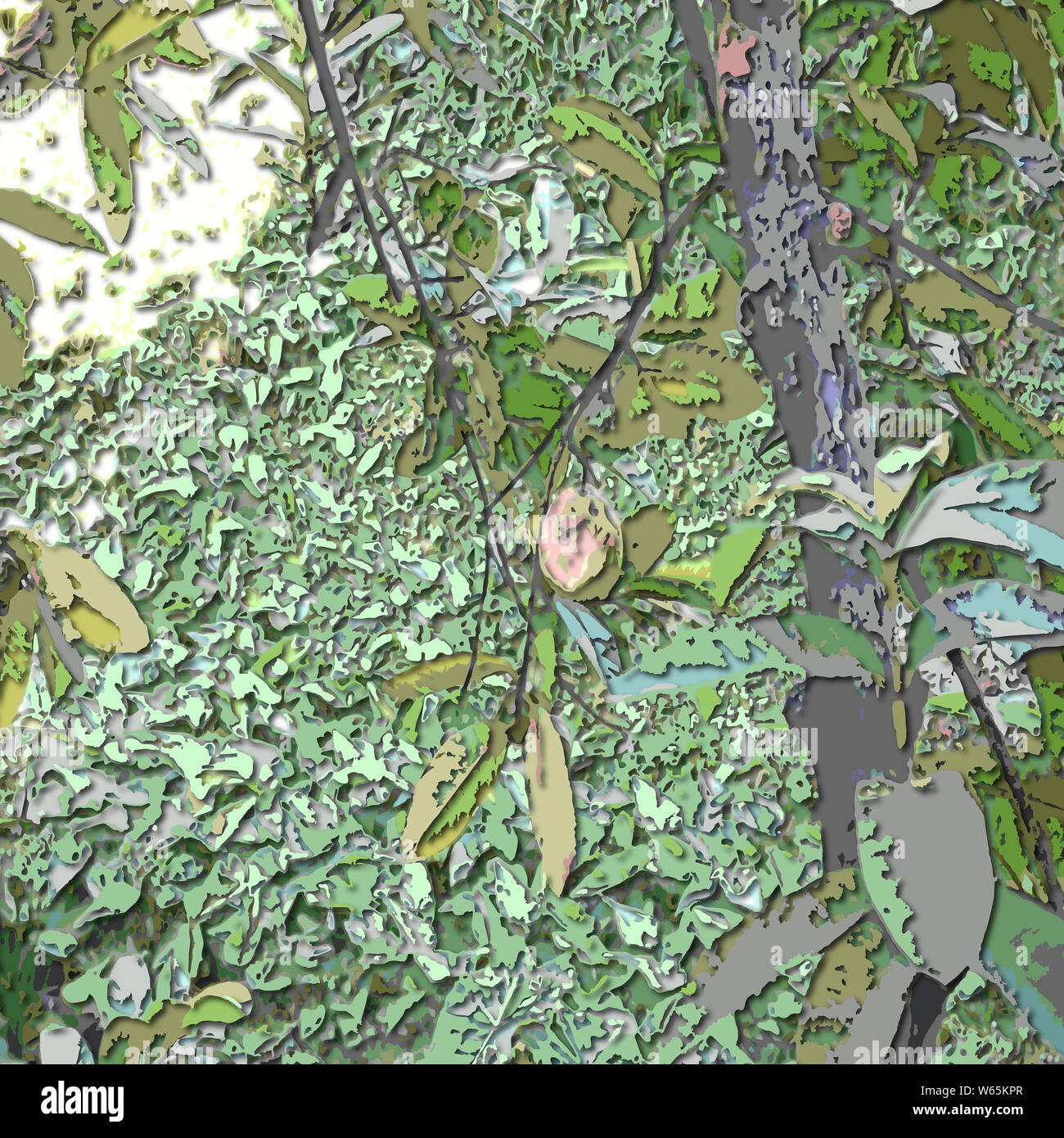 nature paper cut background design Stock Photo - Alamy