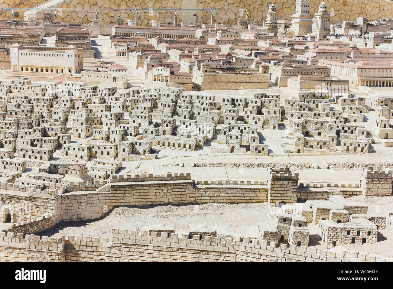 JERUSALEM, ISRAEL - OCTOBER 13, 2018: The Model of Jerusalem in the ...
