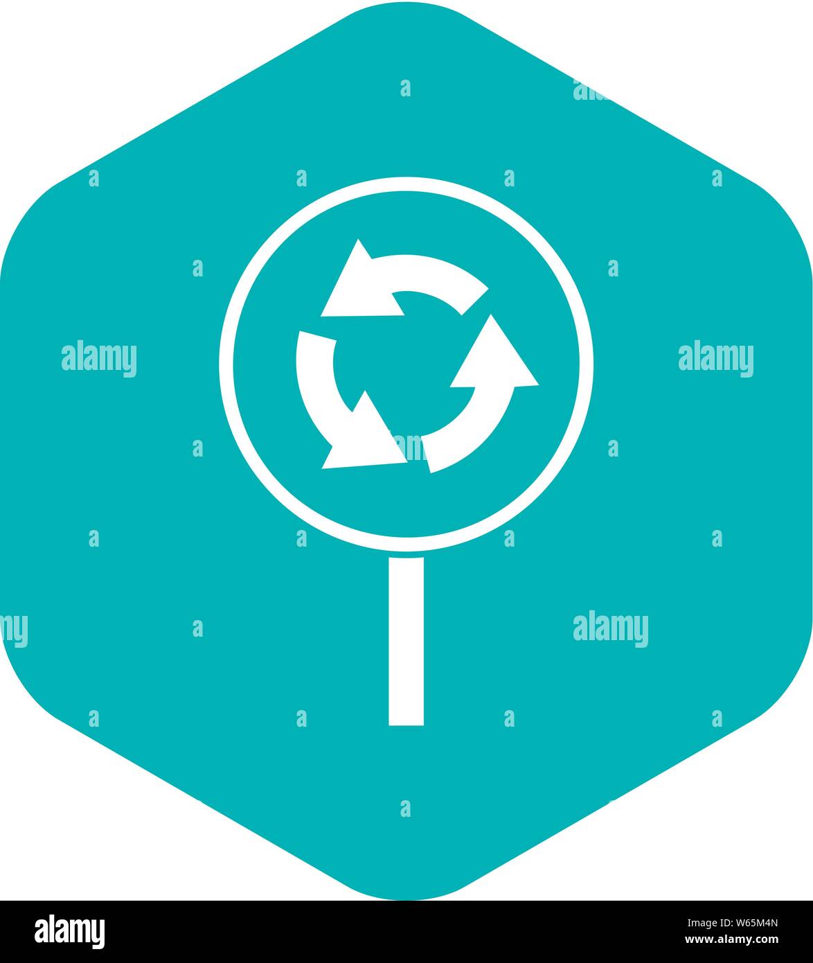 Circulation circulation traffic sign Cut Out Stock Images & Pictures ...