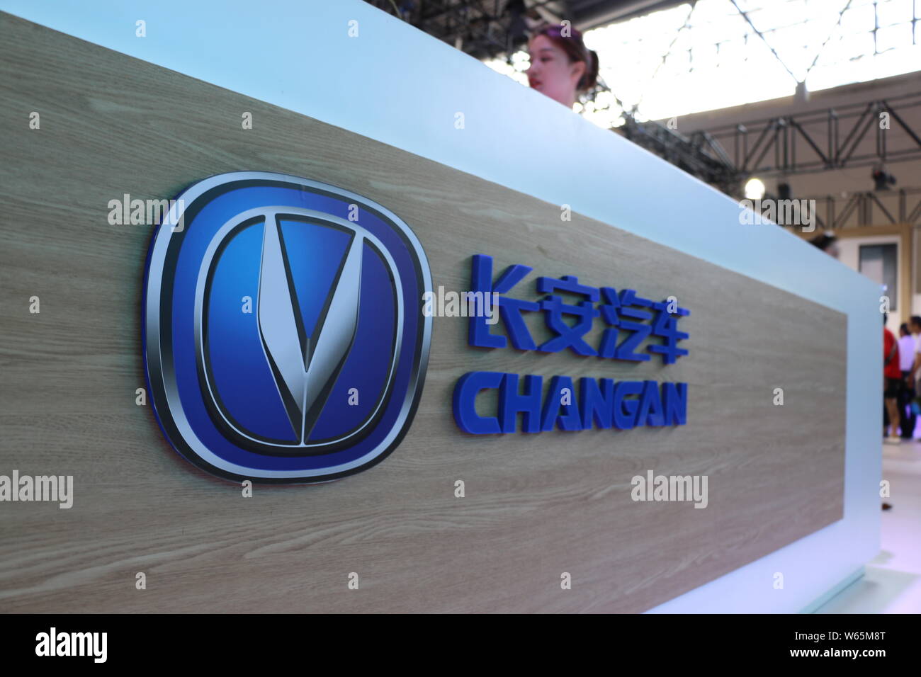 --FILE--View of the stand of Changan Automobile during an auto show in ...