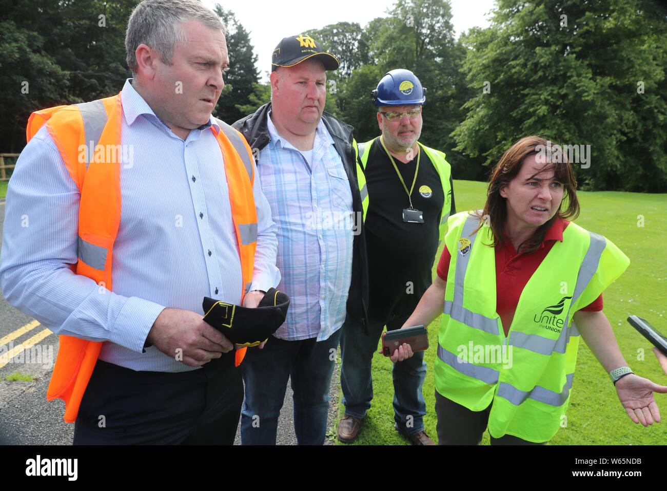 Steelworker and gmb shop steward barry reid hi-res stock photography ...