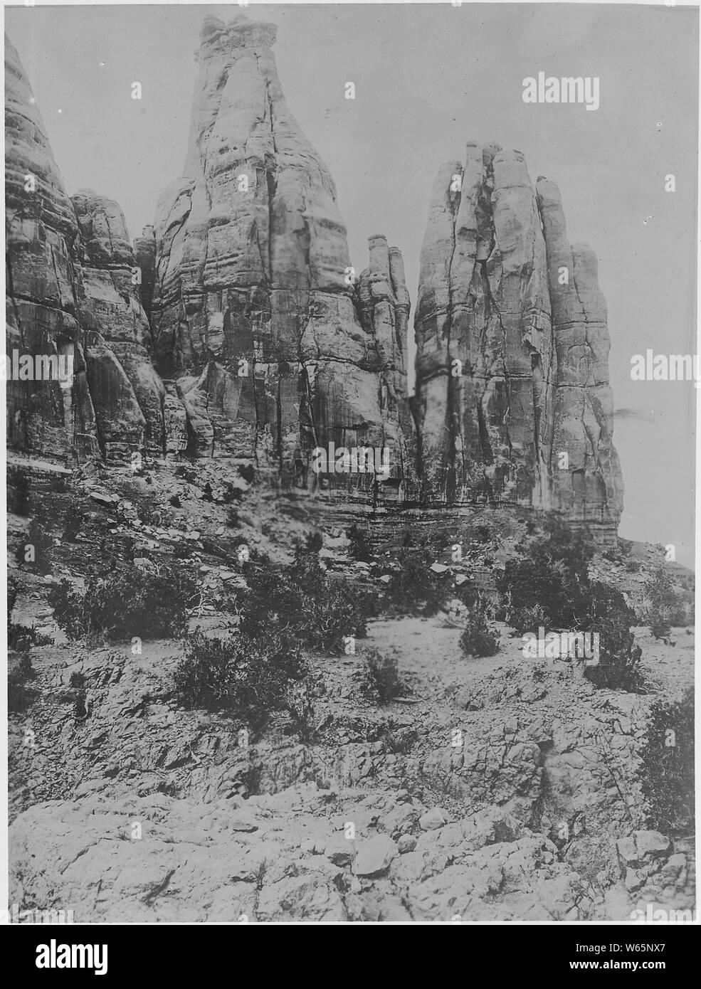 Colorado national monument park Black and White Stock Photos & Images ...