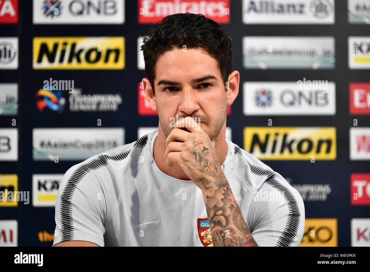 Brazilian football player Alexandre Rodrigues da Silva, known as Pato ...