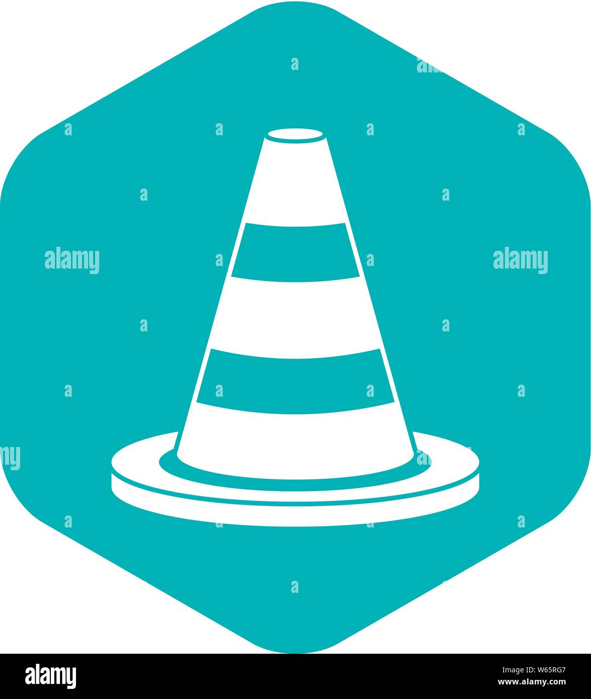 Traffic cone icon, simple style Stock Vector Image & Art - Alamy