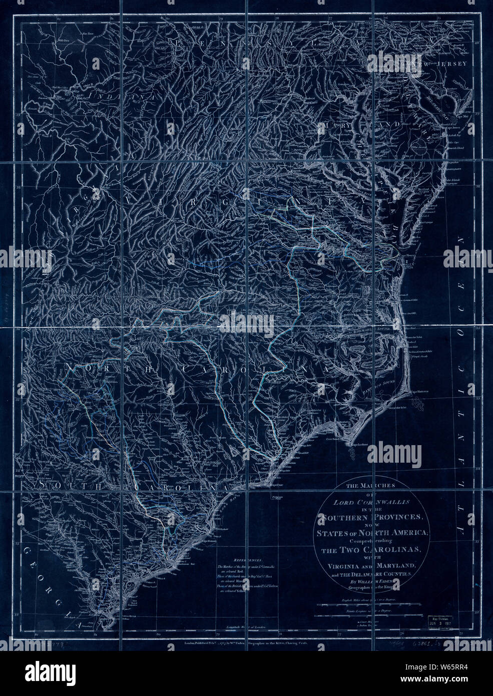 American Revolutionary War Era Maps 1750-1786 930 The marches of Lord ...