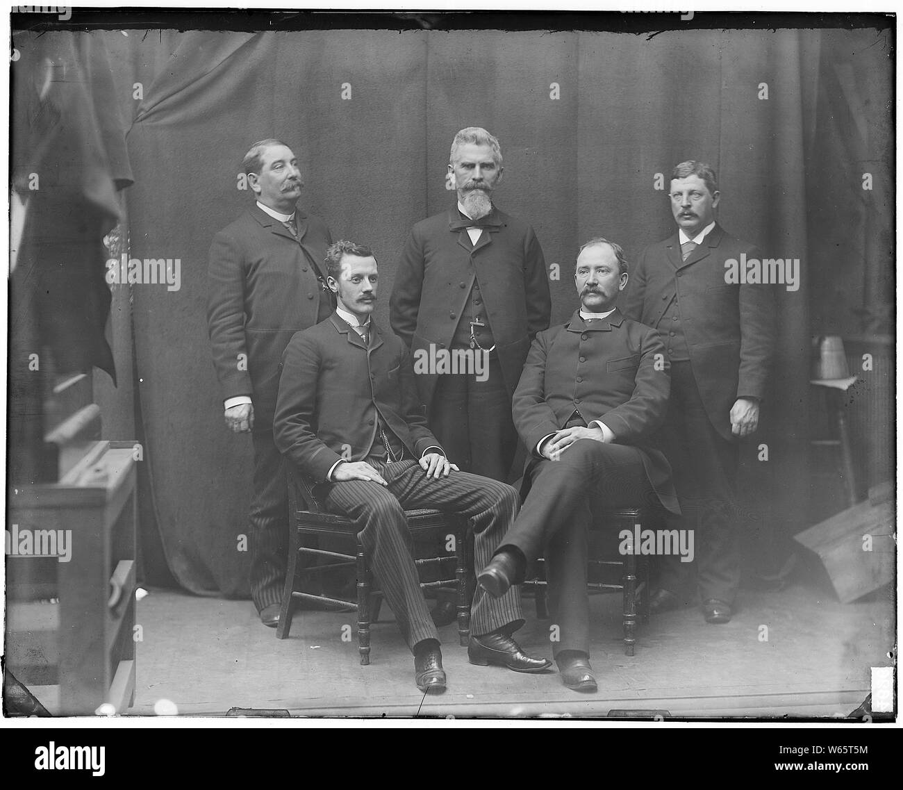 Group of unidentified gentlemen Stock Photo - Alamy