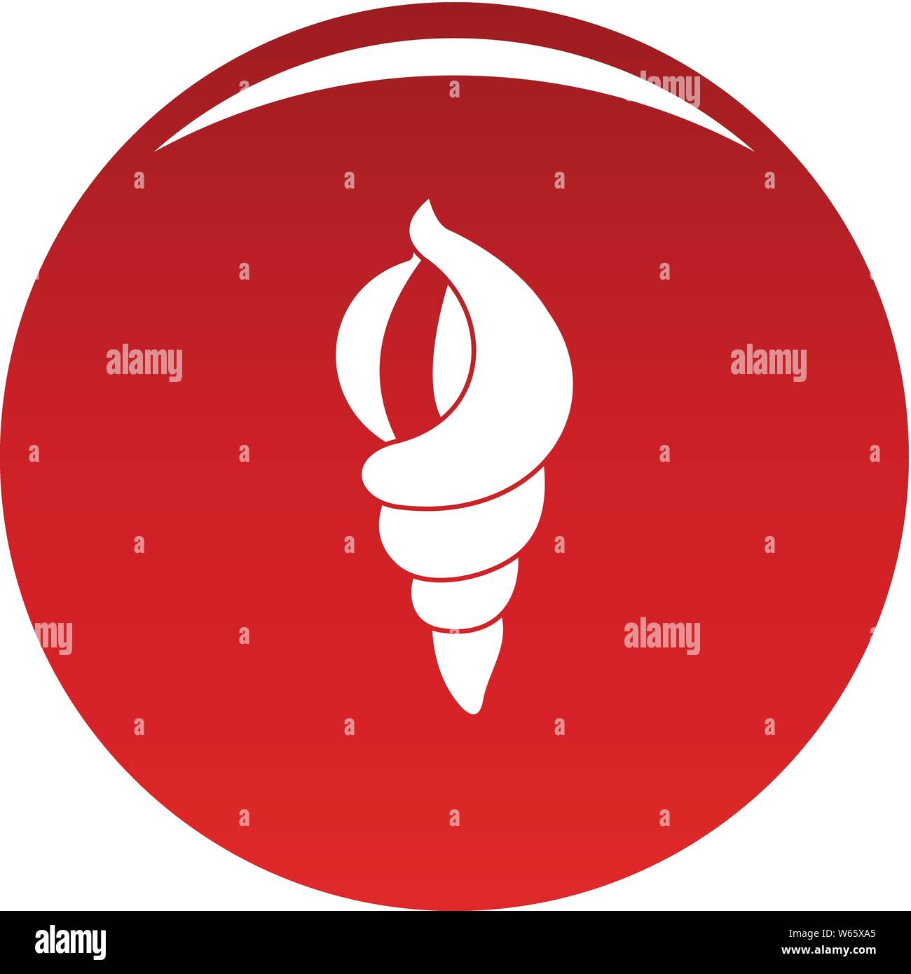 Shell as house icon. Simple illustration of shell as house vector icon ...