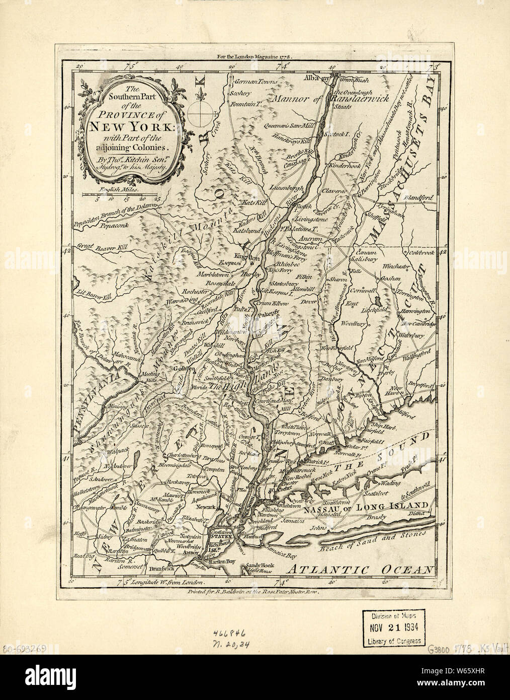 Southern american colonies map hi-res stock photography and images - Alamy