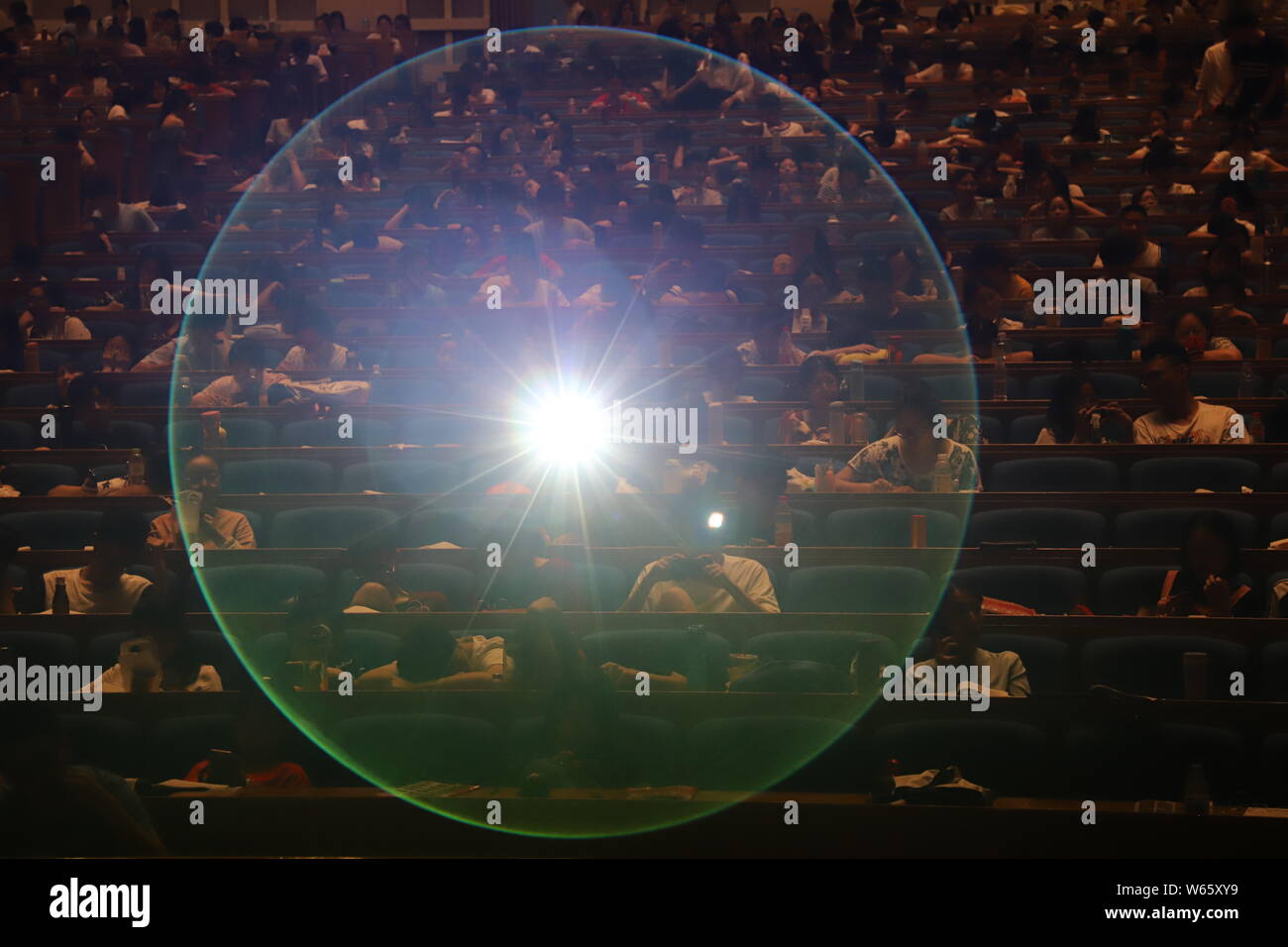 Chinese students take part in a tutorial lecture for the annual Chinese ...