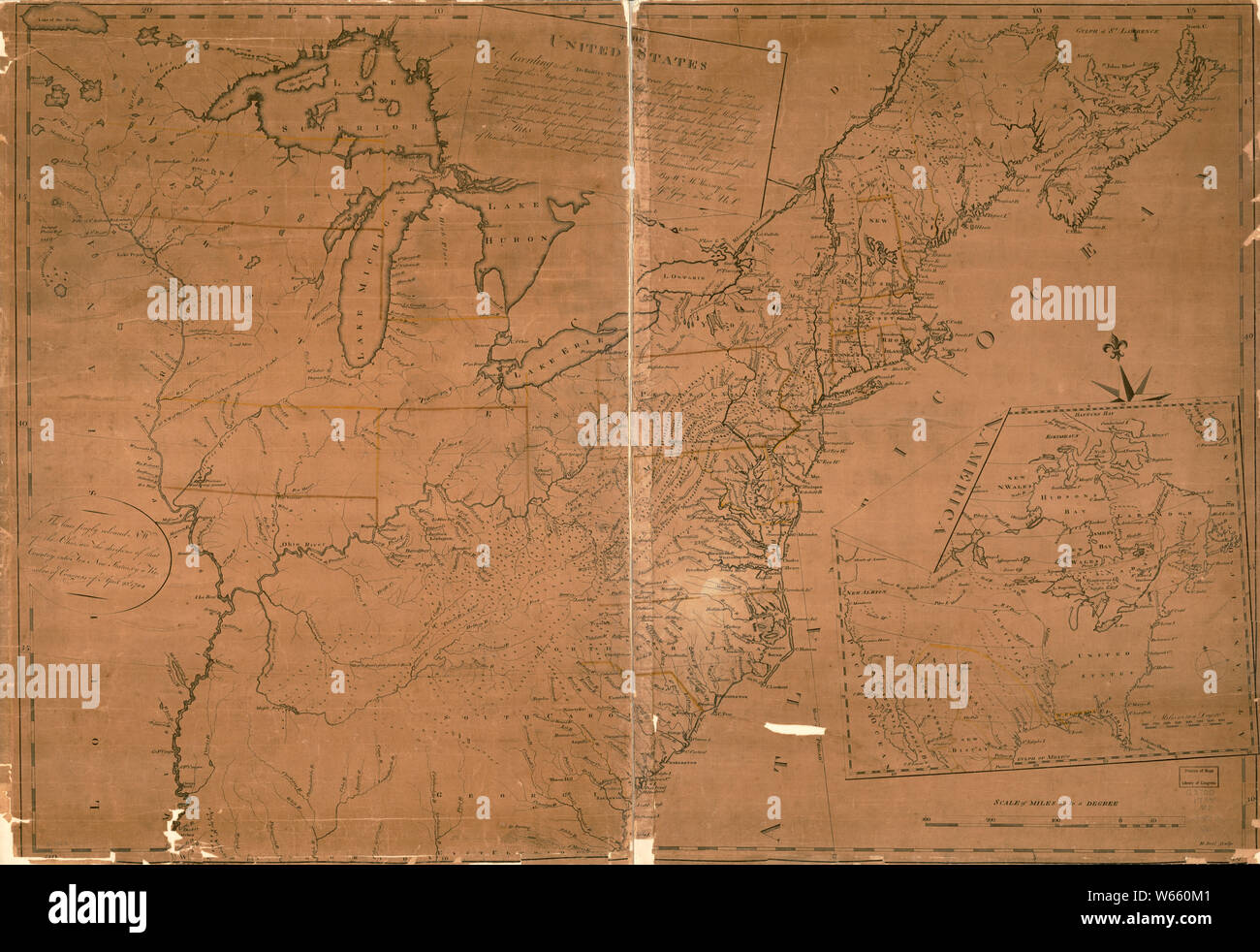 Treaty of paris 1783 map hi-res stock photography and images - Alamy