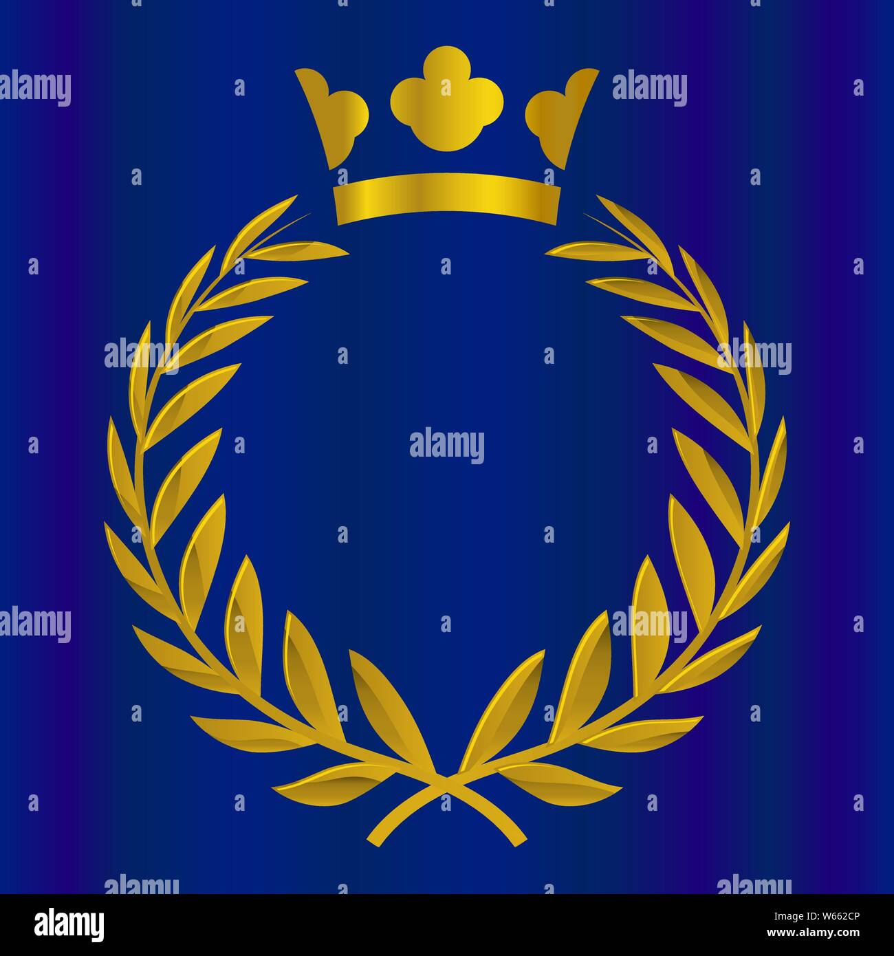 Royal Crown Clip Art Blue