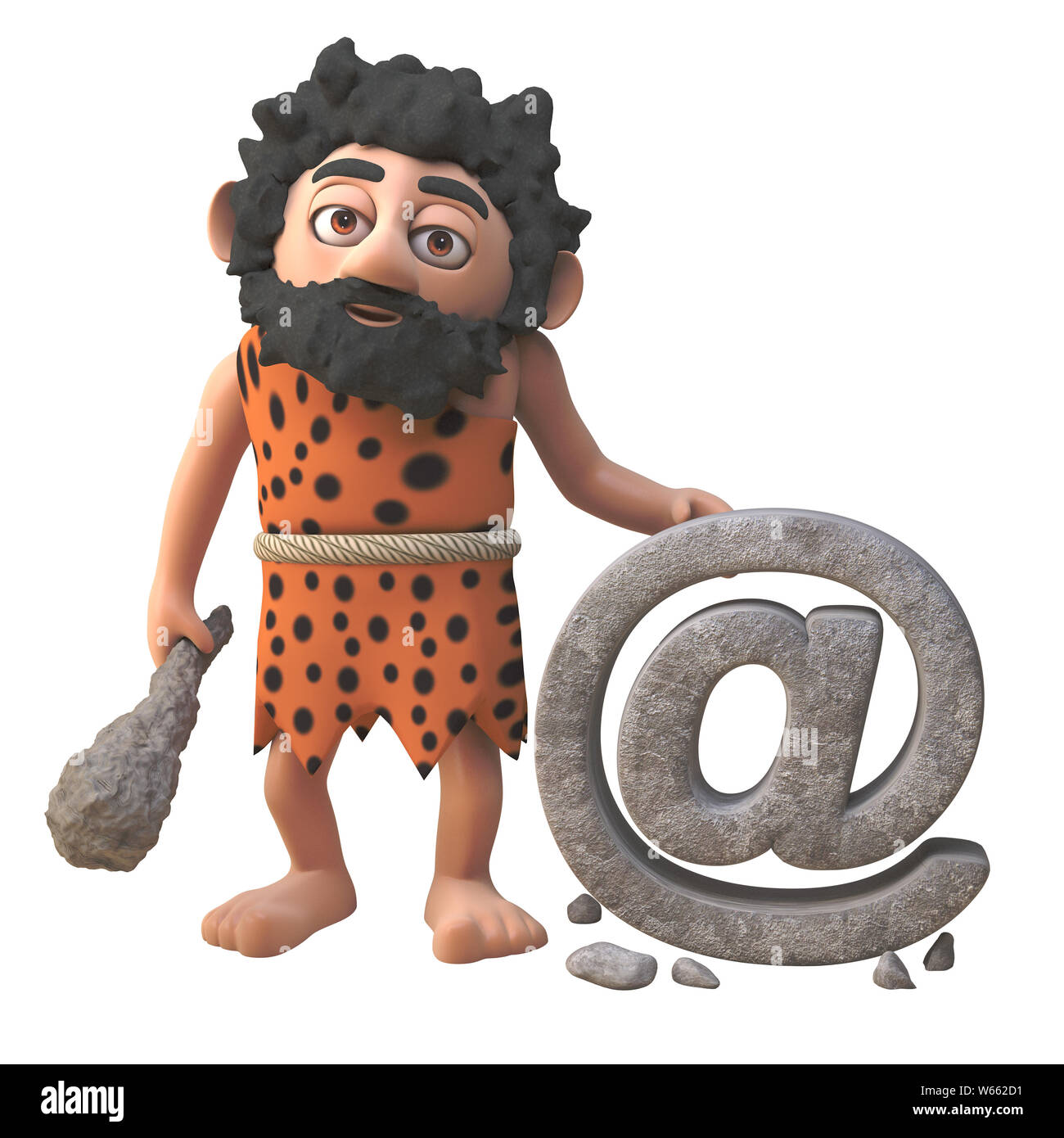 Illustration caveman hi-res stock photography and images - Alamy