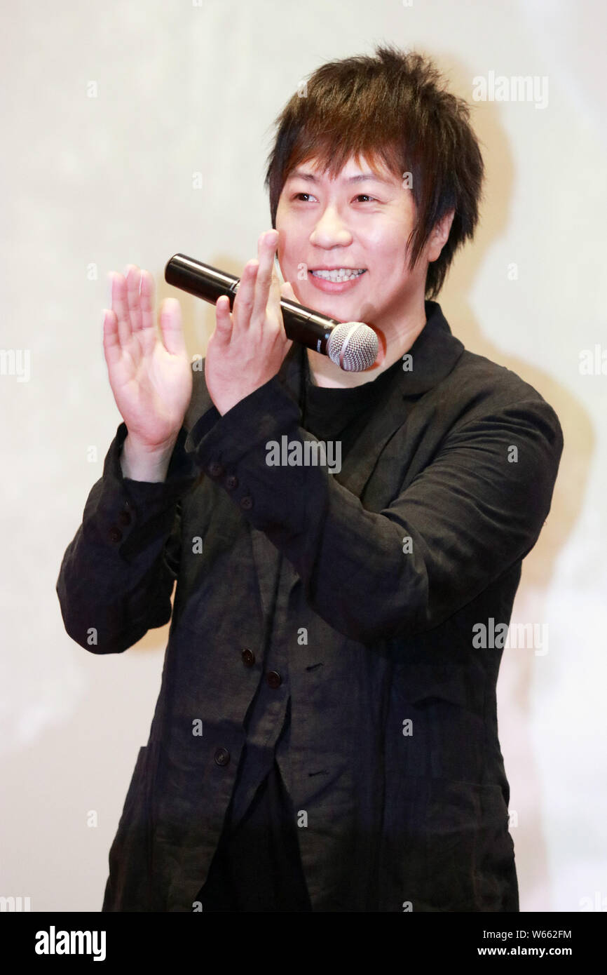 Chen Hsin-hung, better known by his stage name Ashin of Taiwanese rock band Mayday attends the ...