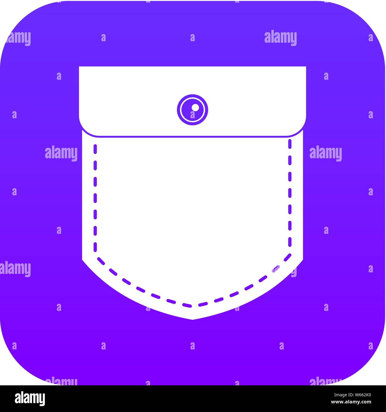 Black jeans pocket icon digital purple Stock Vector Image & Art - Alamy