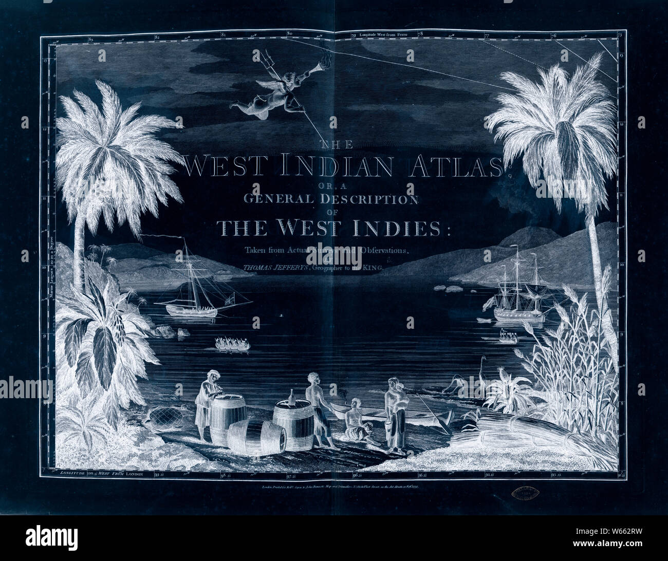 American Revolutionary War Era Maps 1750-1786 955 The West India atlas or A compendious ...