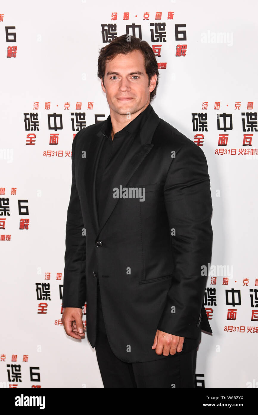 British actor Henry Cavill arrives on the red carpet for the China ...