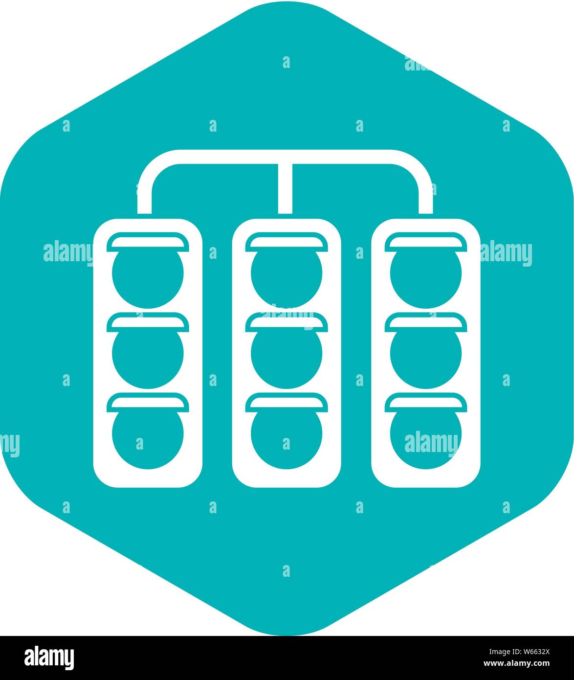 Traffic lights icon, simple style Stock Vector Image & Art - Alamy