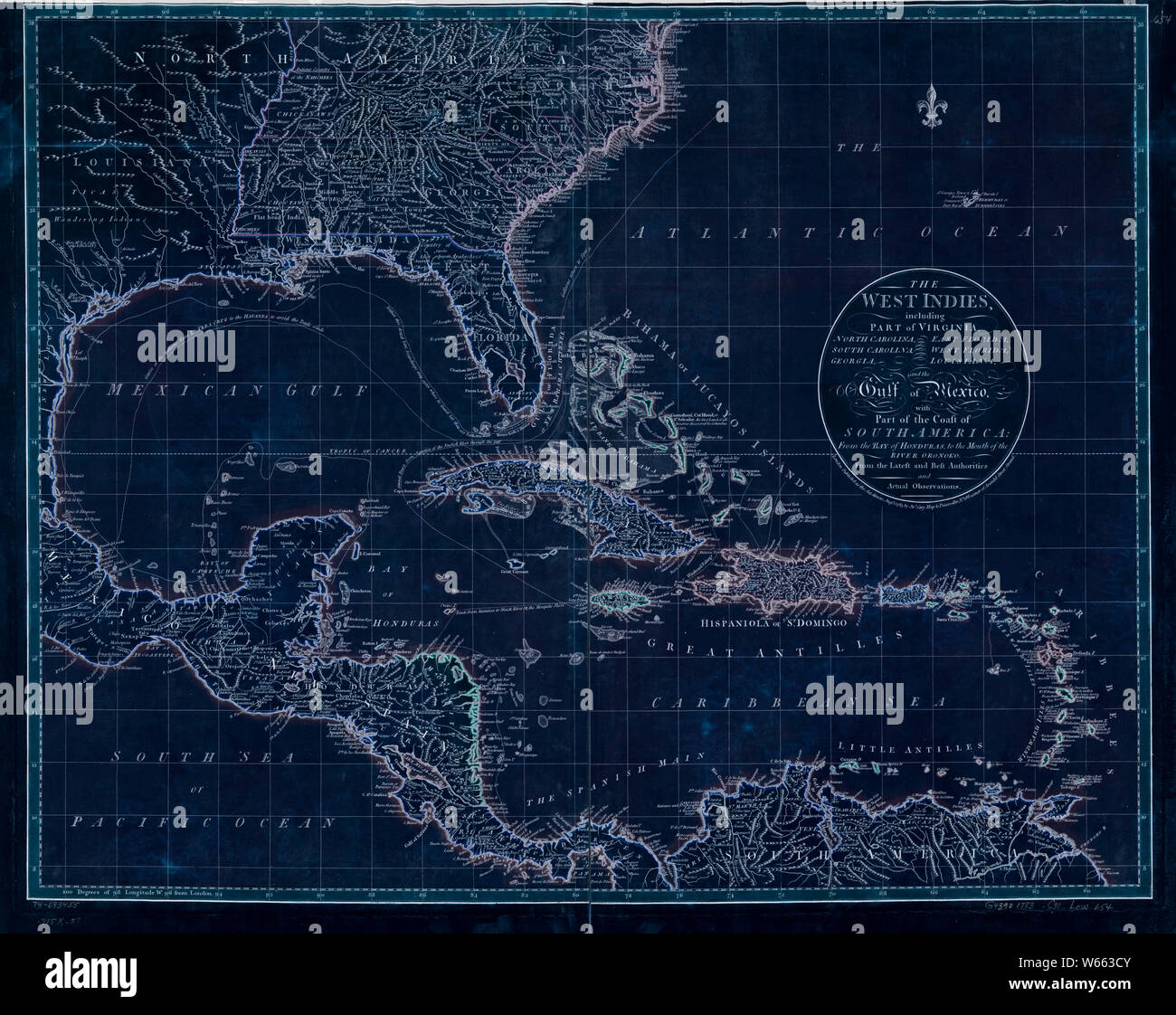 Map of virginia 1750 hi-res stock photography and images - Alamy