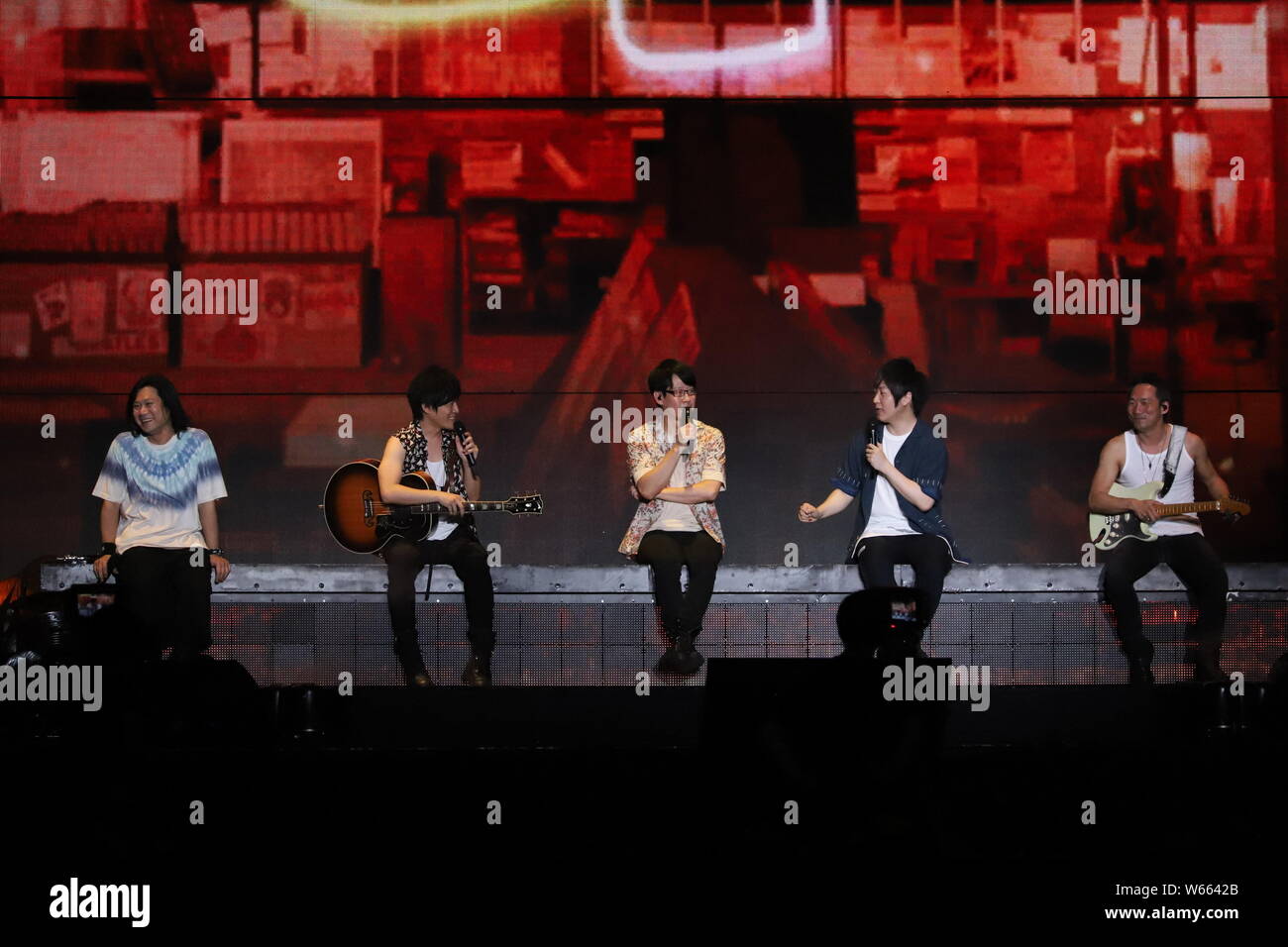 (From left) Masa (Matthew Tsai Shen-yen), Monster (Eugene Wen or Wen Shang-yi), Guan You (Liu ...