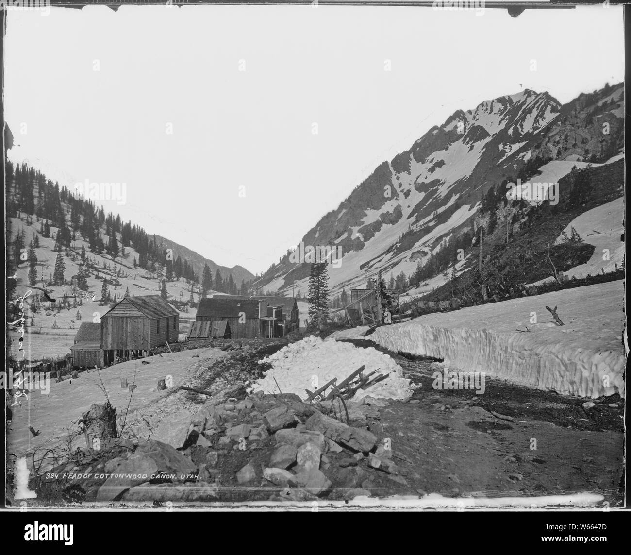 Head of Cottonwood Canyon, Morgan County, Utah Stock Photo - Alamy