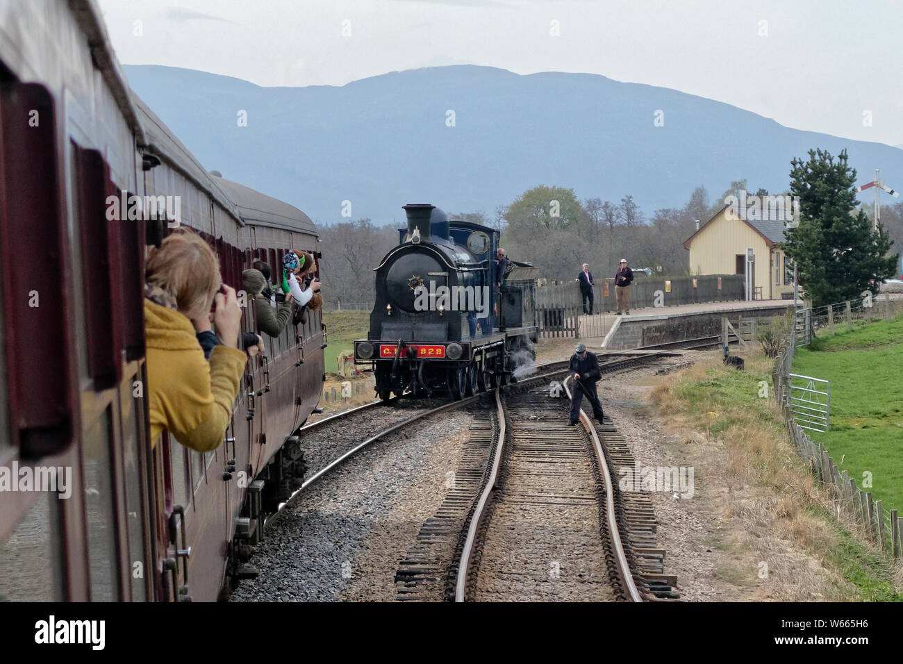 Strathspey Steam Railway Stock Photo - Alamy