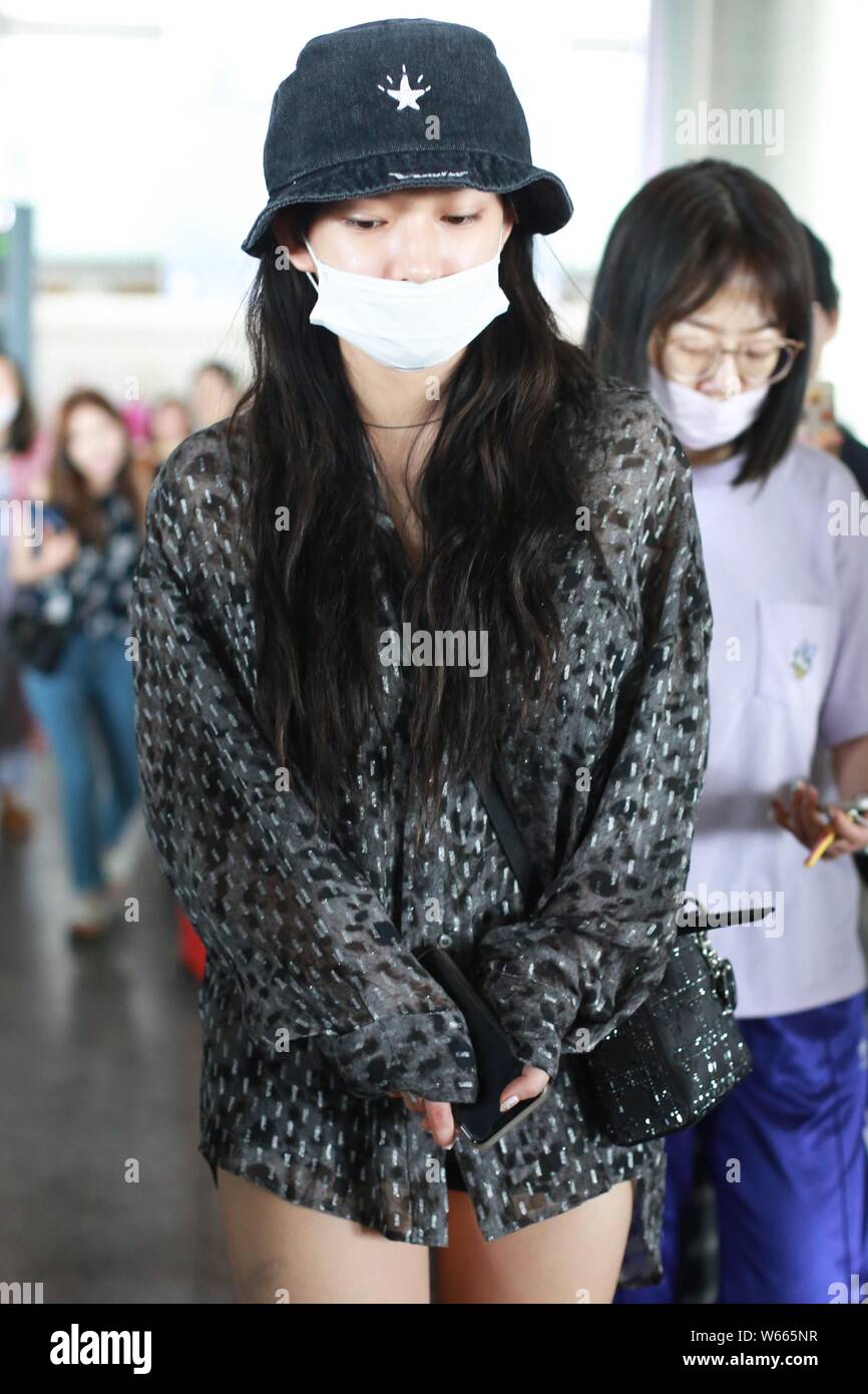 Chinese singer Cheng Xiao of South Korean-Chinese girl group Cosmic Girls, also known as WJSN ...